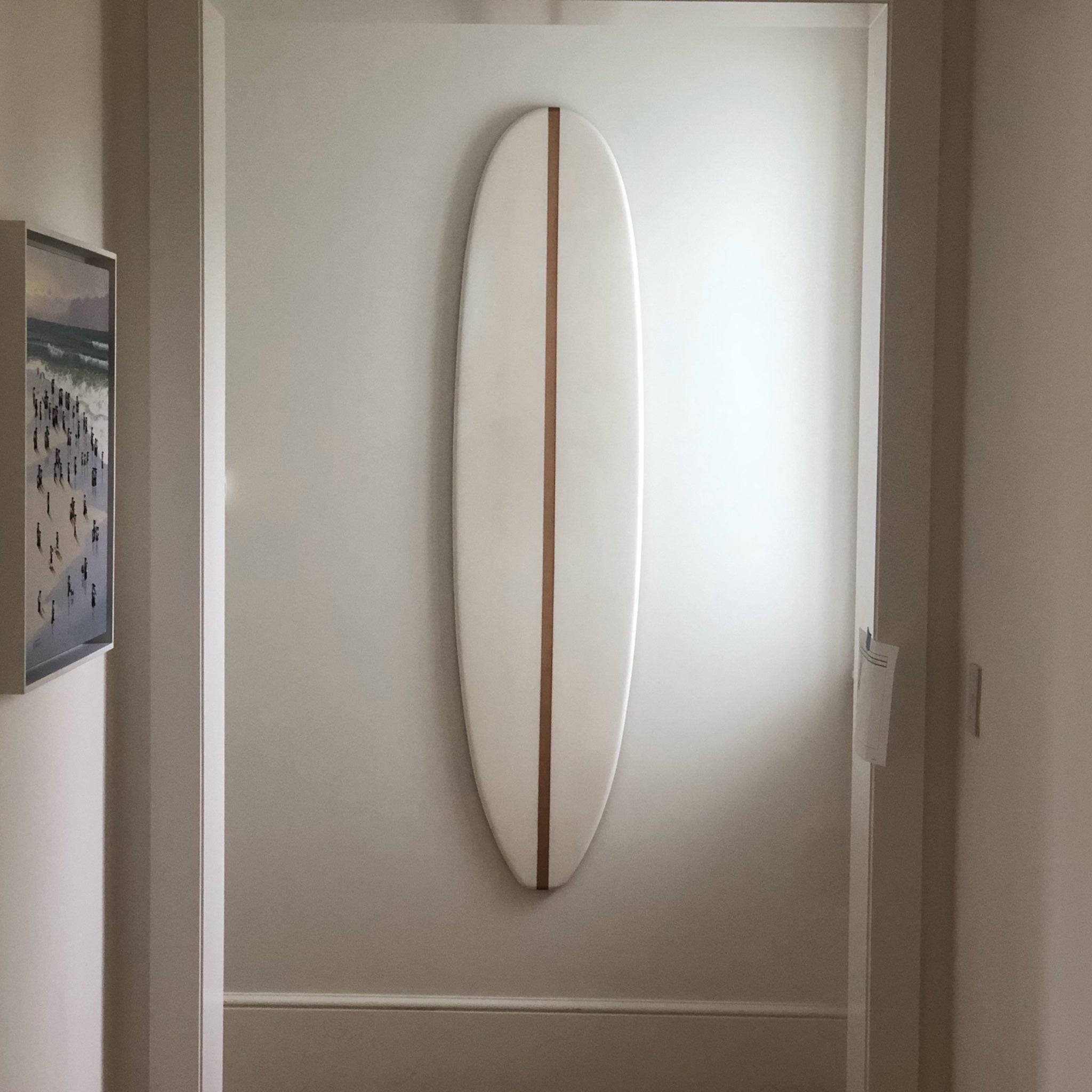 Modern Coastal Wall Decor Surfboard Art for Beach Chic Homes