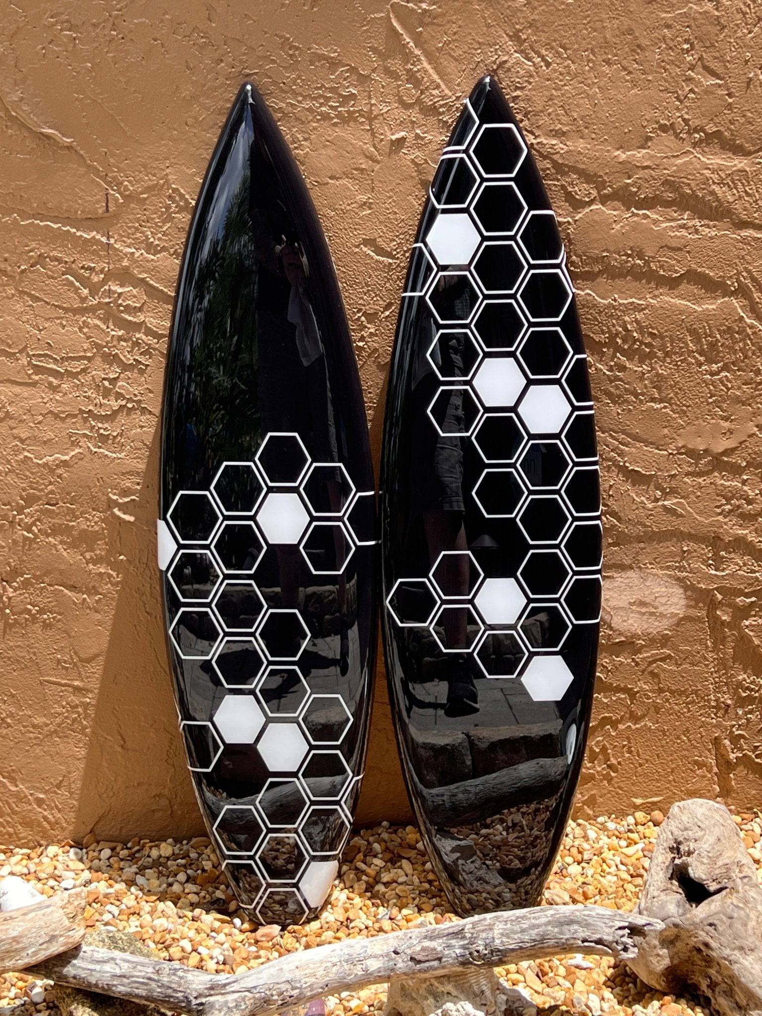 Honeycomb Decor - Stylish Surfboard Wall Art by Tiki Soul – Tiki Soul ...