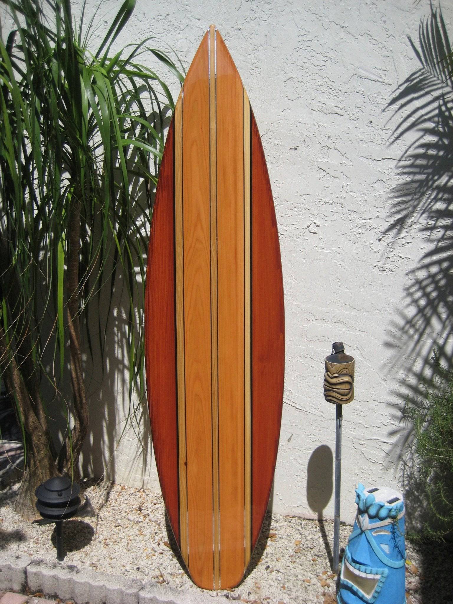 Wood Surfing Board | Surfboard Wood Surfboard Art by Tiki Soul